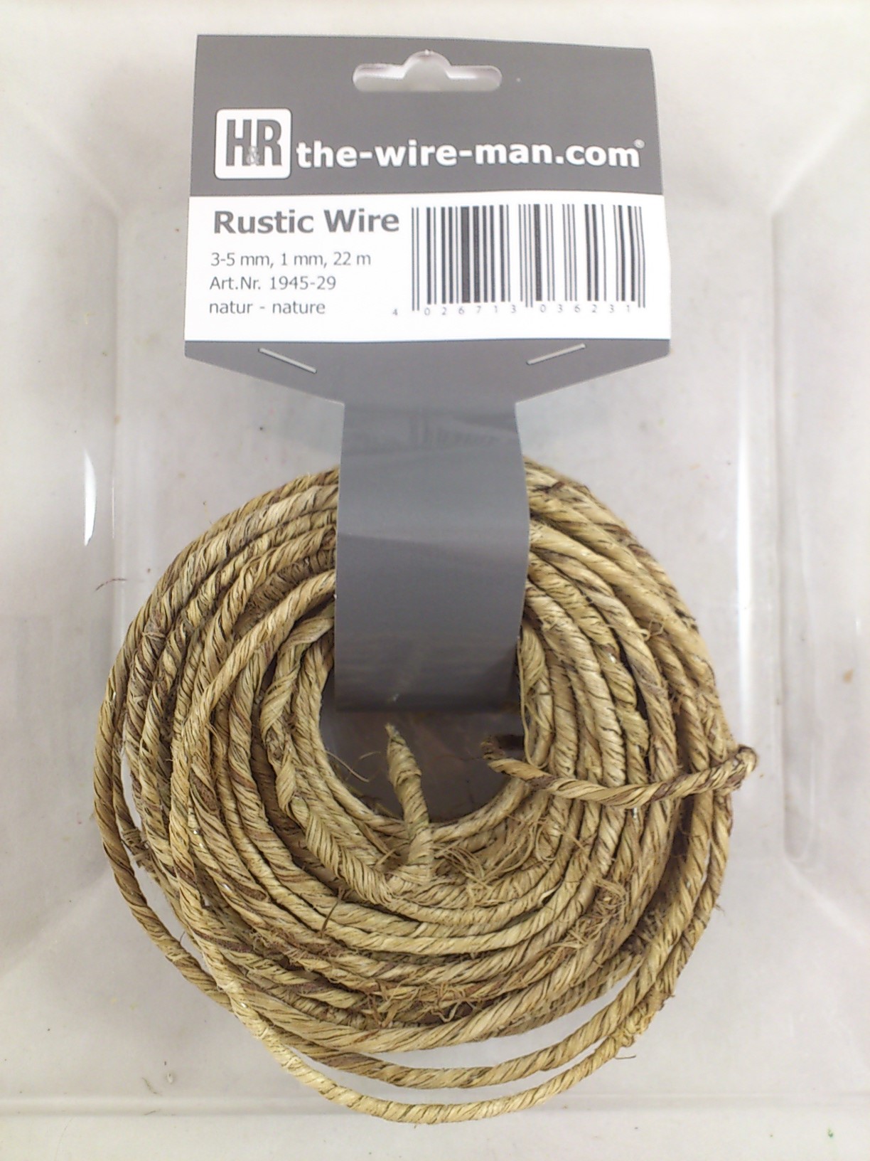 Rustic Wire naturel 3-5 mm 22m. - Bloemschikken|Bloemschikmateriaal.be ...